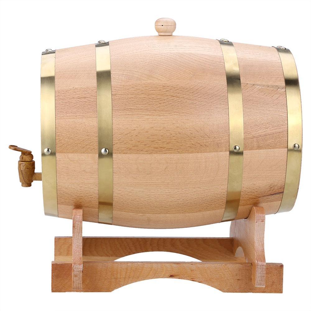 1 x 1.5L/3L/5L/10L Oak Pine Wine Barrel Vintage Wo... – Vicedeal