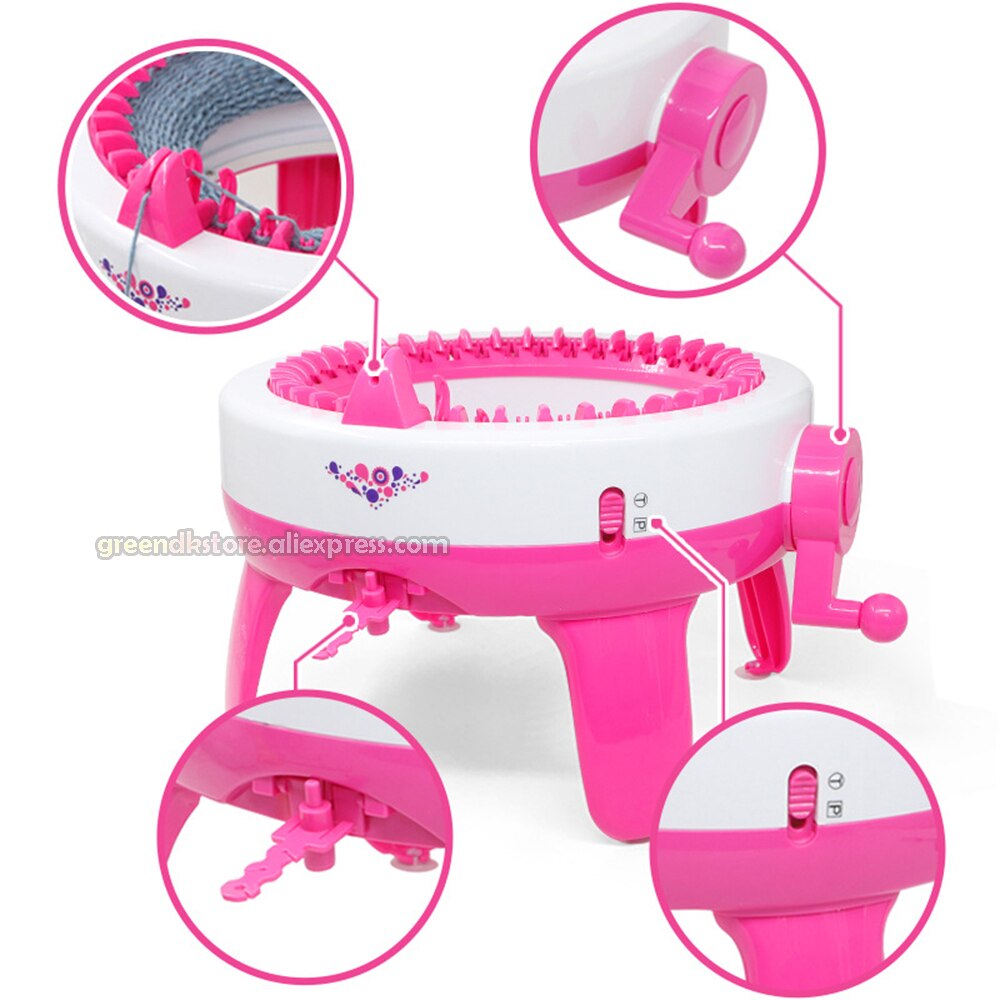 40Needle 225g wool DIY Big Hand Knitting Machine W... – Grandado