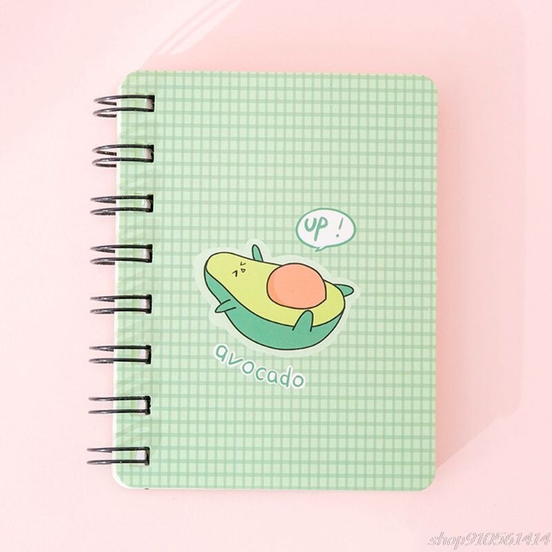 4pcs Avocado Spiral Coil Notebook Blank Paper Jour... – Grandado