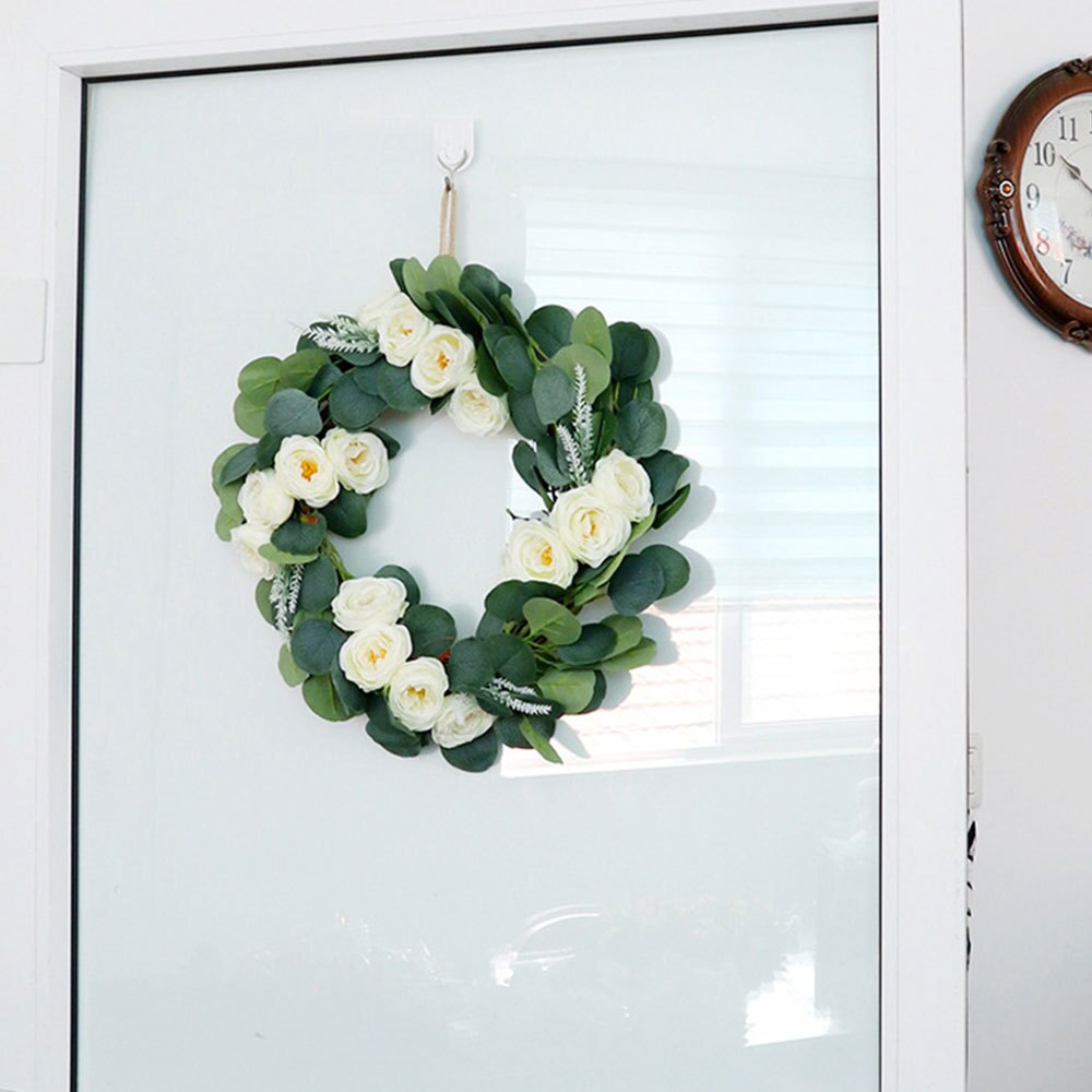 Door Magnolia Wreath Spring Summer Decor Handmade ... – Vicedeal