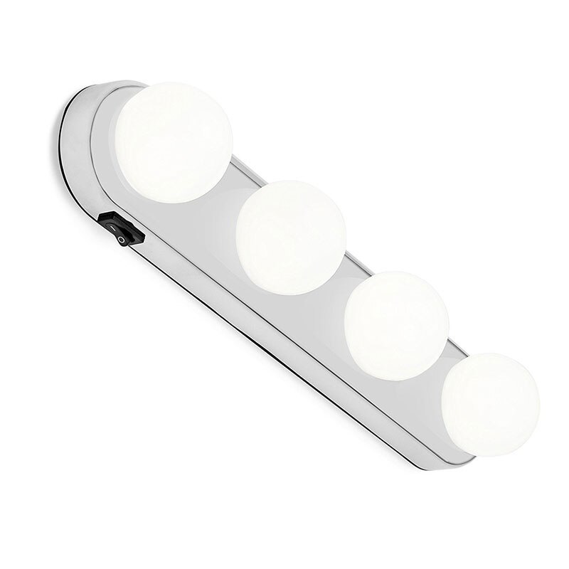 Portable 4 Bulb Makeup Mirror Light LED Mirror Lig... – Grandado