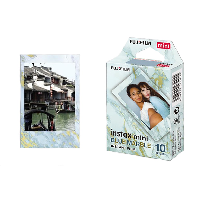 40 sheets Fujifilm Instax Mini 8 Film blue marble/... – Grandado