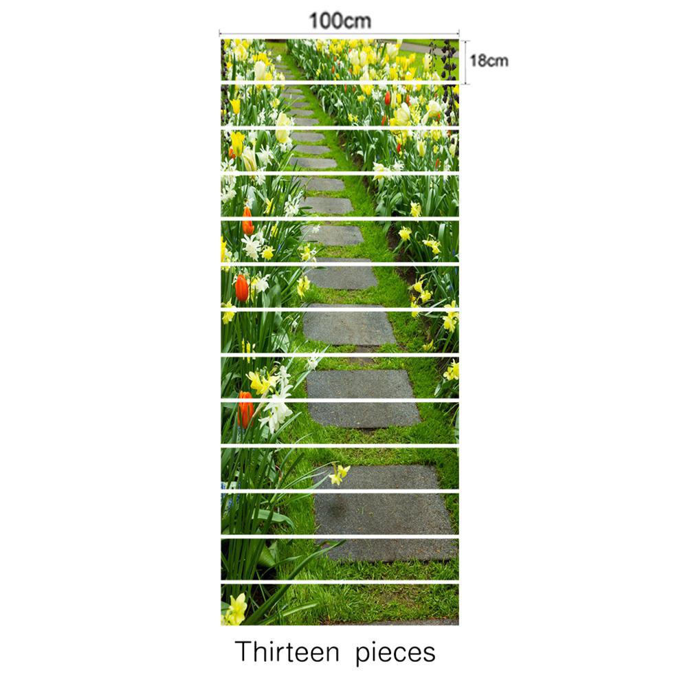 13Pcs Staircase Stair Riser Floor Sticker Self Adh... – Grandado