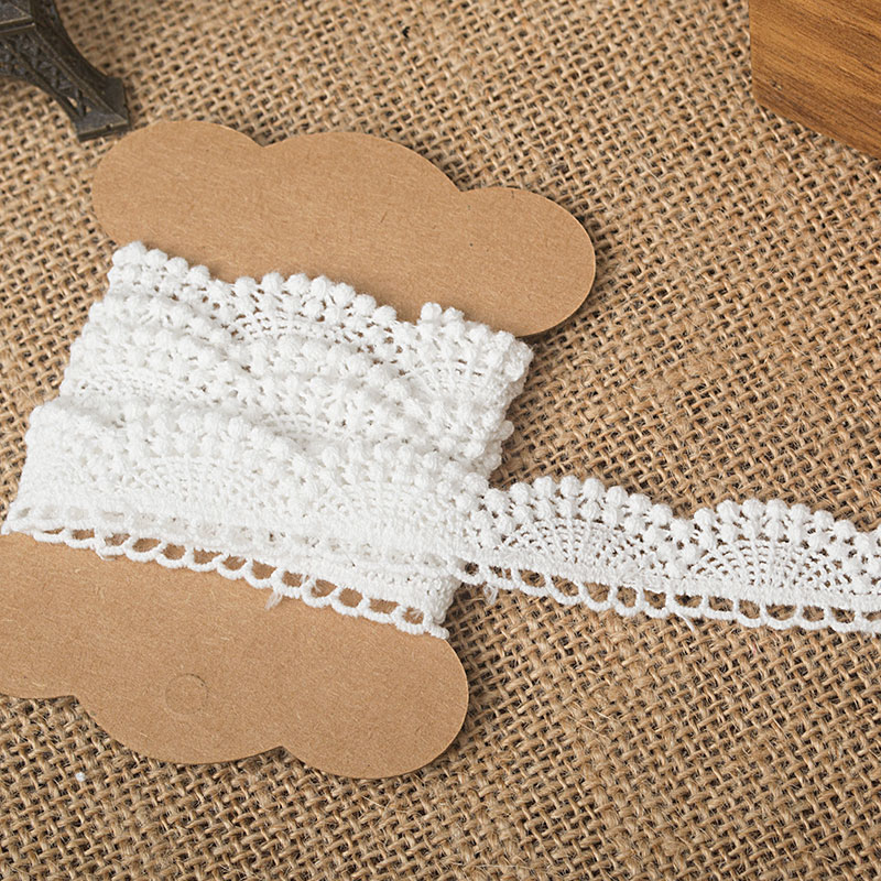 cotton 2cm edge soluble embroidery lace DIY craft ... – Grandado