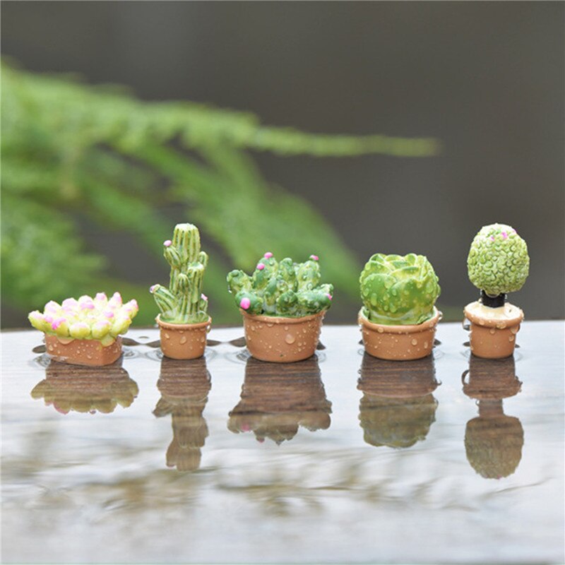 1 Juego, Mini Cactus Artificial realista, planta d... – Grandado