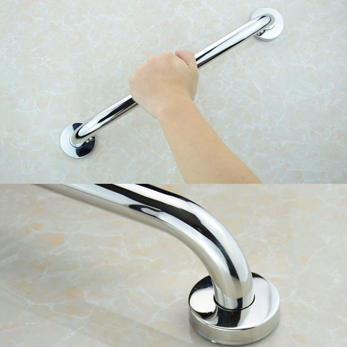 Silver Safe Toilet Bathroom Bathtub Handrails Safe... – Vicedeal