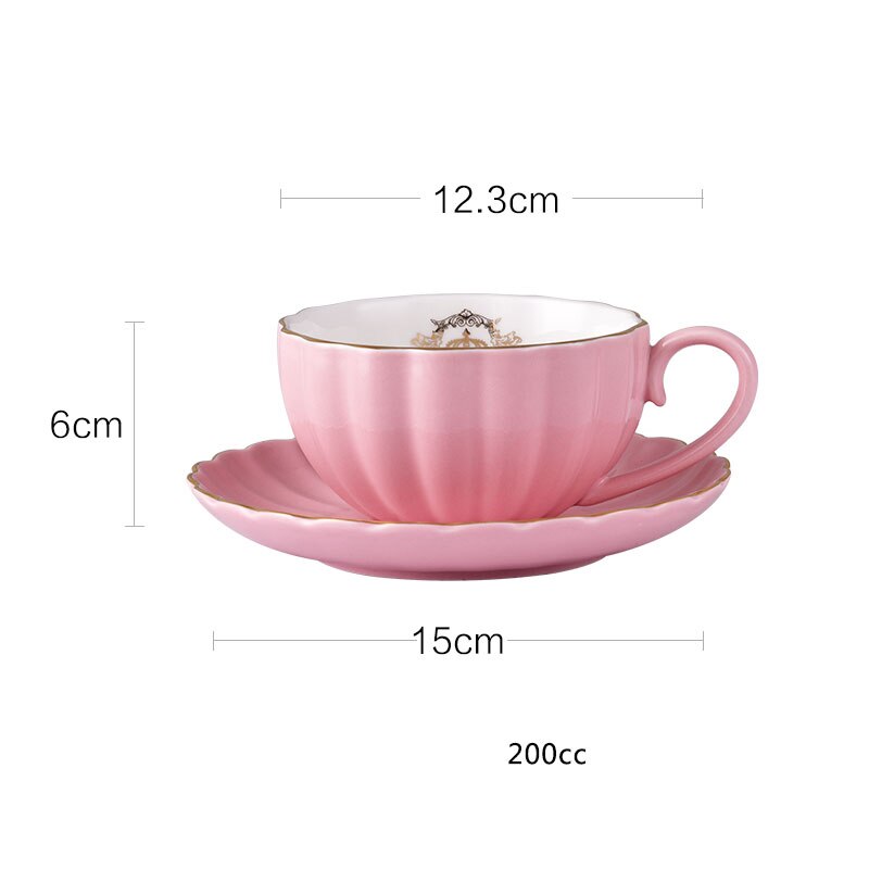 Retro palace keramiske kaffekopper og underkopper ... – Vicedeal