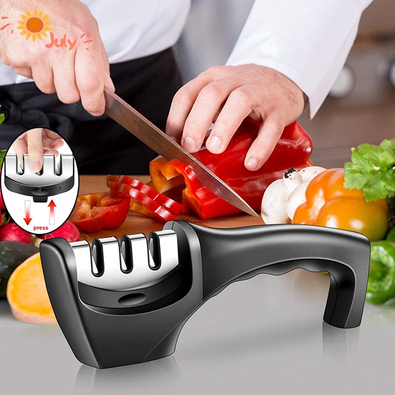 Knivslip 3 steg diamant keramisk slipsten kök kniv... – Vicedeal