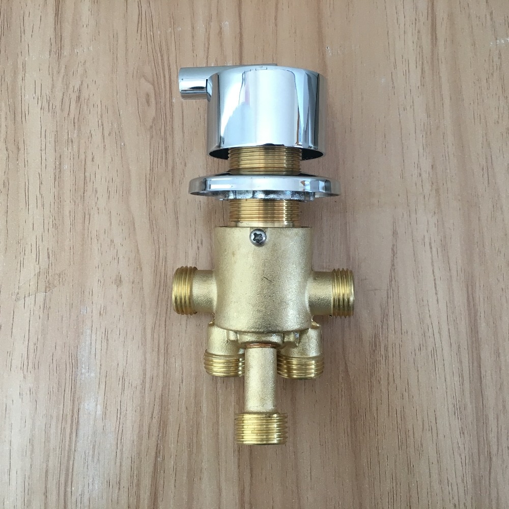 3 Ways Outlet Brass switch valve for Bathtub fauce... – Grandado