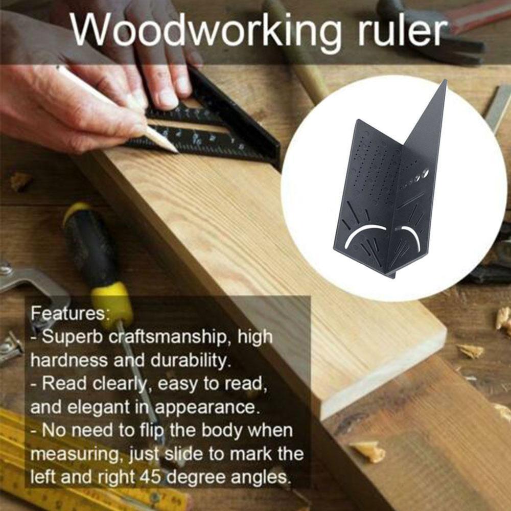 Woodworking Measure Tool with Gauge & Ruler 3D Mit... – Vicedeal