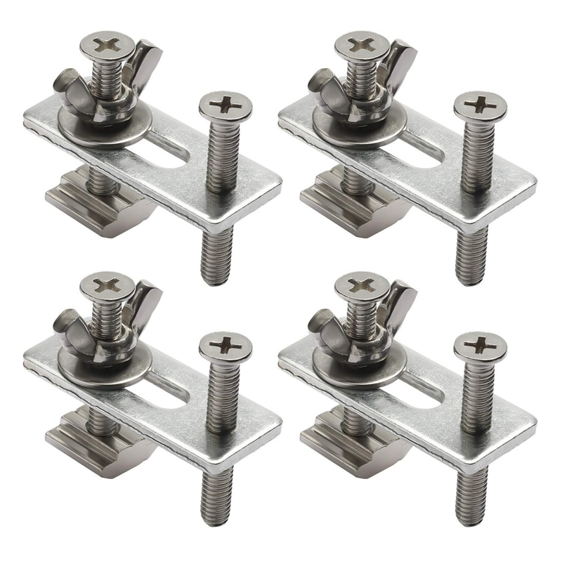 4 Stuks T-Track Mini Houd Klem Kit Met Iron Machin... – Grandado