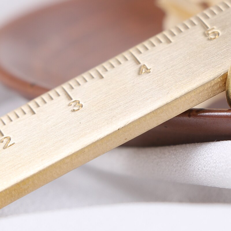1 PCS 6cm Small Copper Ruler 3mm Thickened Brass M... – Grandado