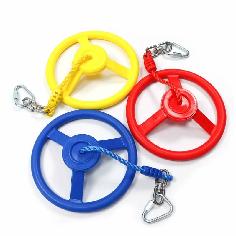 Kids Ninja Wheel with Safety Carabiner Bar Obstacl... – Grandado