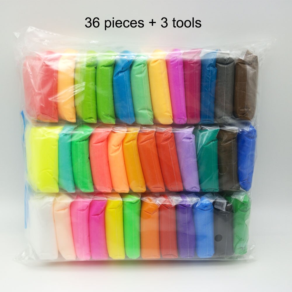 36 Colors/set Air Plasticine Antistress Super Ligh... – Grandado