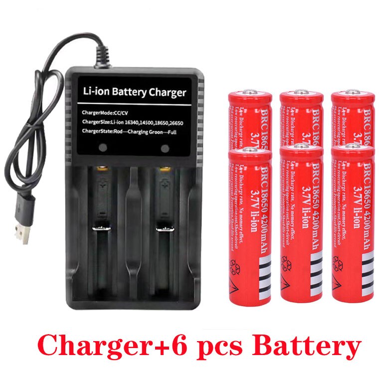 100% original 18650 Rechargable Battery 18650 4200... – Grandado