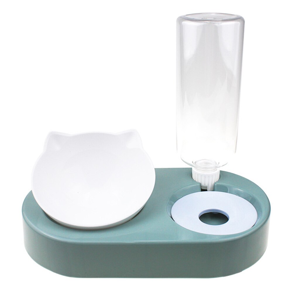 Pet Double Bowl Drinking Dish Feeder Dual Purpose ... – Vicedeal