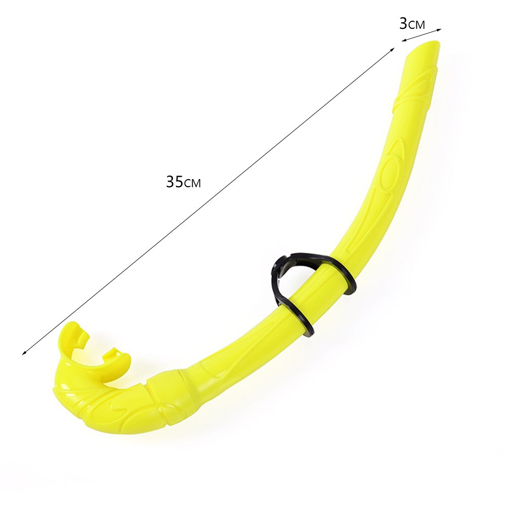 Swim Snorkel Curved Silicone Full Wet Diving Breat... – Vicedeal