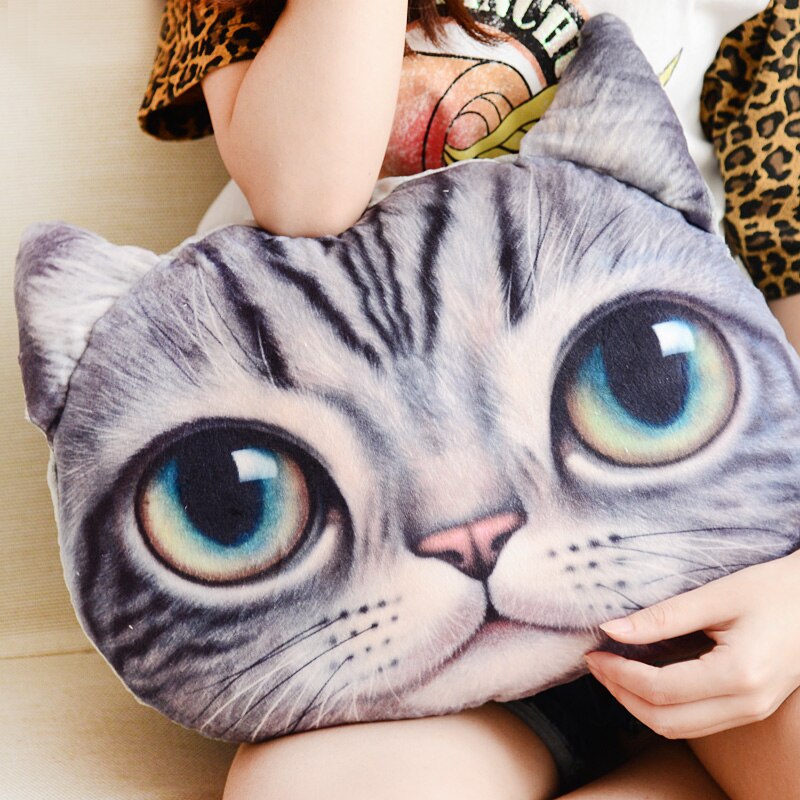 Cartoon pillow decorative pillow Cat Cushion Cat D... – Grandado