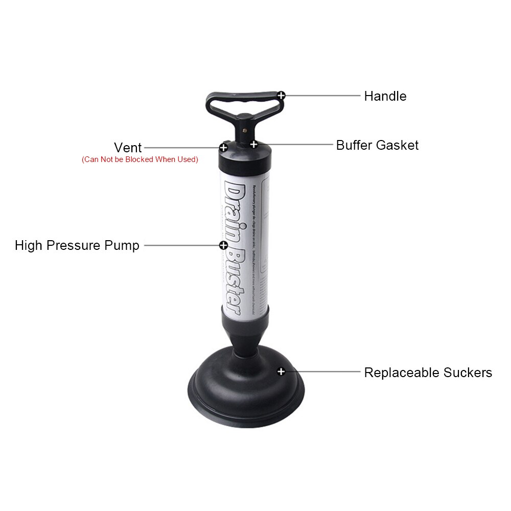 Limpador de ralo com dois suctores, ferramenta de ... – Grandado