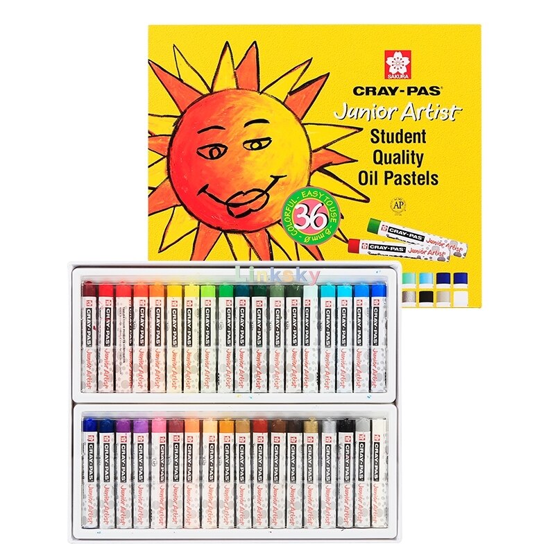Sakura Cray-Pas Junior Artist Oil Pastels, Assorte... – Grandado