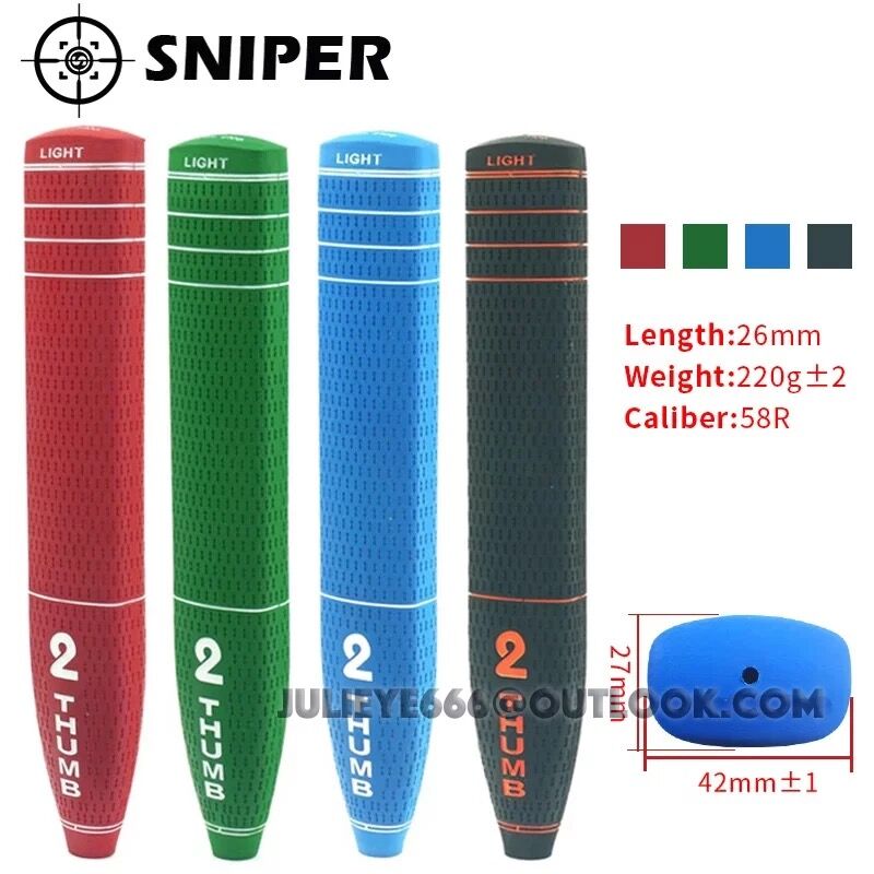 Heavyweight Golf Grips 240g Flat Rubber Putter Gri... – Grandado