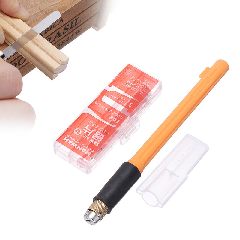 Mini Razor Saw Set Plastic Handle Metal Blades Mod... – Grandado