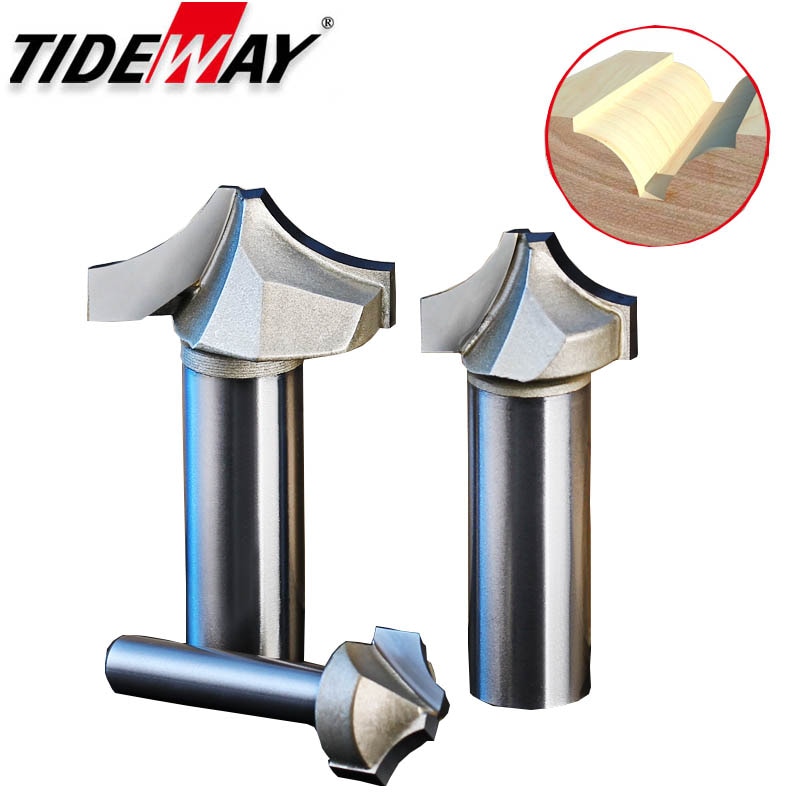 Tideway Tungsten Carbide Arc Router Bits R Angle G... – Grandado