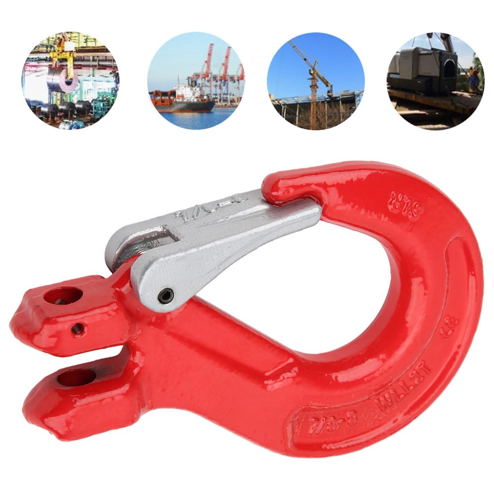 2 Ton Goat Horn Lifting Hook with Latch Alloy Stee... – Grandado