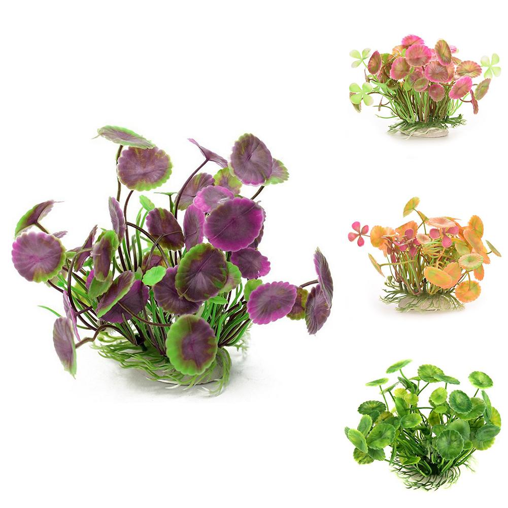Artificial Water Grass Lotus Leaves Fish Tortoise ... – Vicedeal