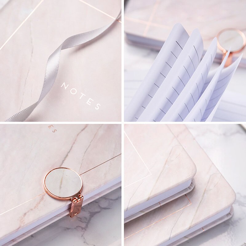 A5 Diary Agenda Planner Organizer Notebook Marble ... – Grandado