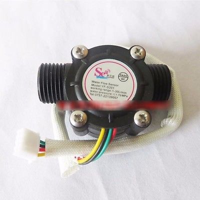 DN15 0.5-30L/min G1/2 Water Flow Sensor With Tempe... – Vicedeal