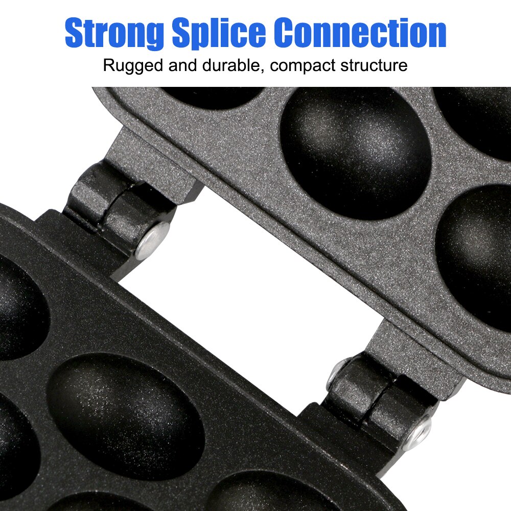 Roller Eggettes Mold Aluminum Puff Cake Maker Moul... – Vicedeal