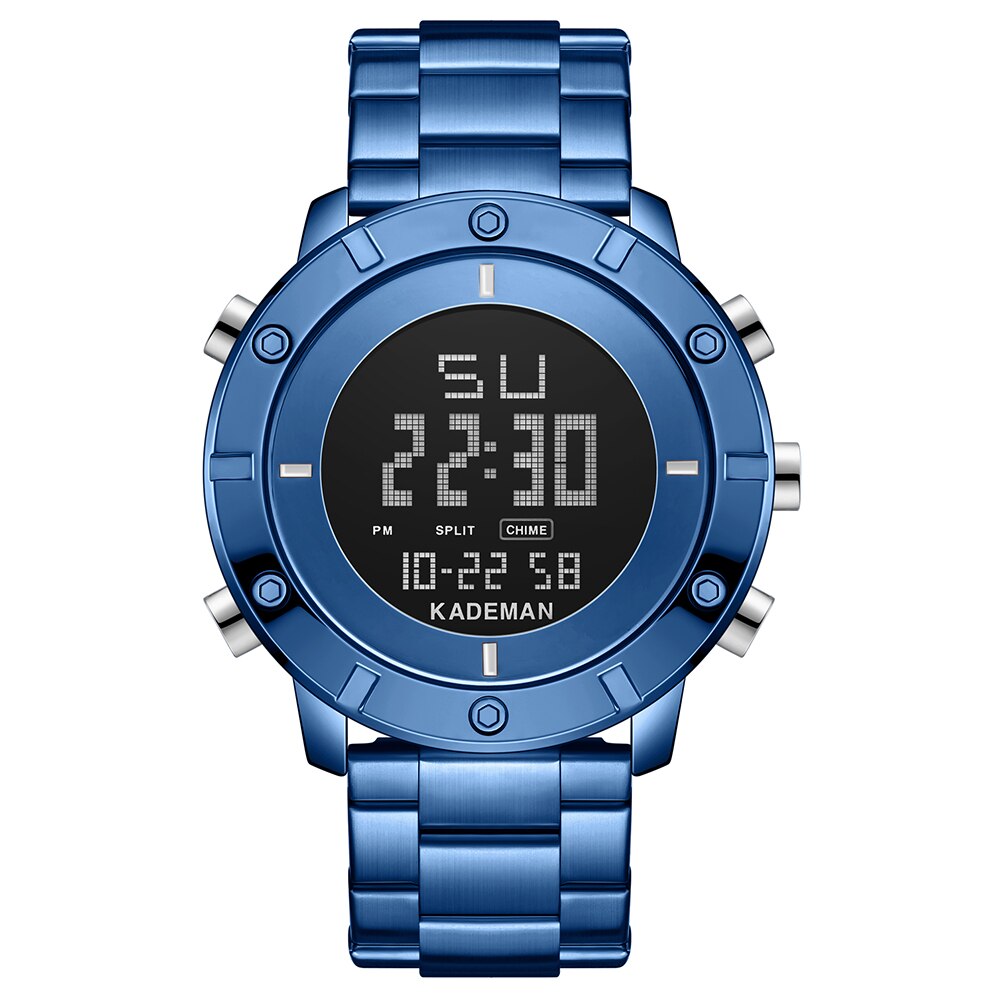 KADEMAN Sport montre hommes en plein air or acier ... – Grandado