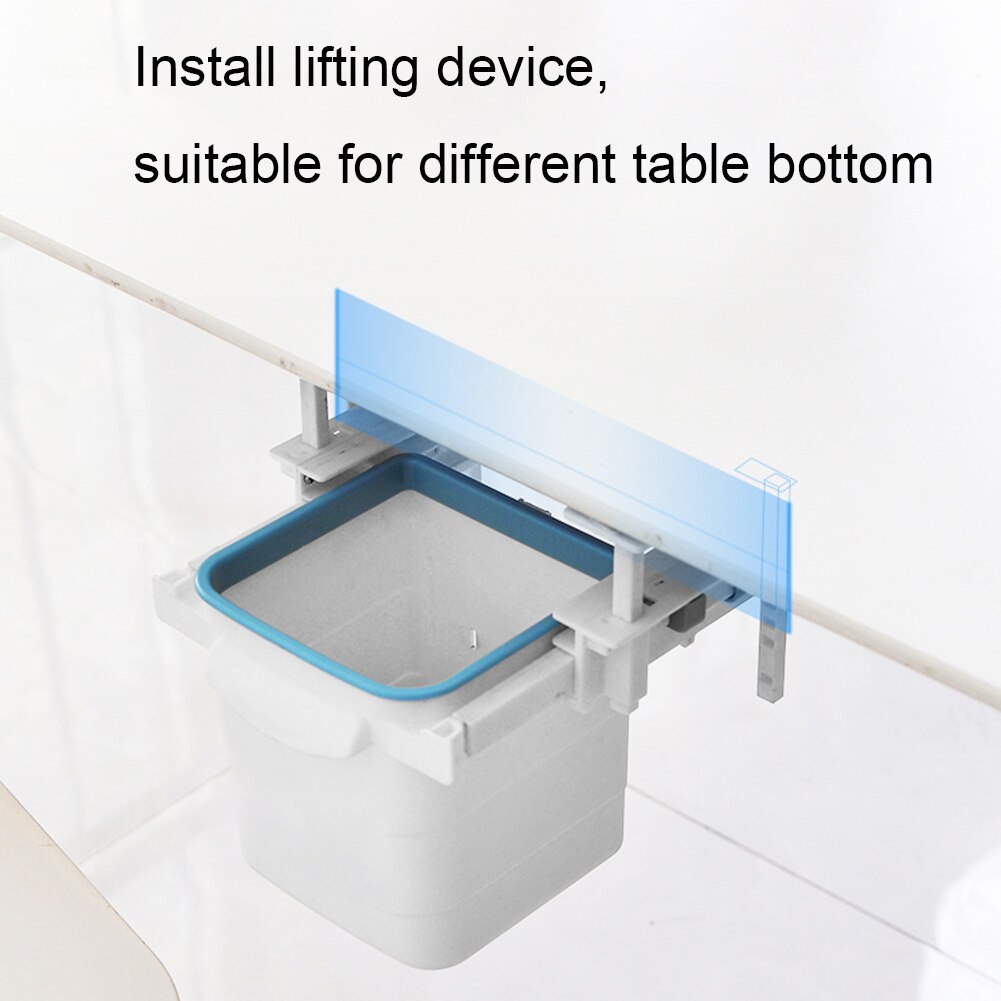 Hidden Retractable Office Desk Home Adhesive Dustb... – Vicedeal