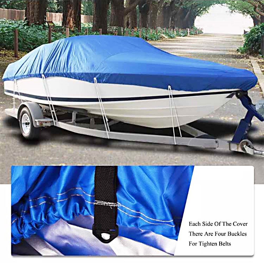 Boat Cover Waterproof Silver Reflective Fits Fishi... – Vicedeal