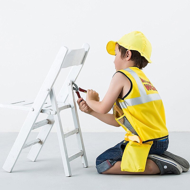 Construction Worker Costume Role Play Dress Up Edu... – Grandado