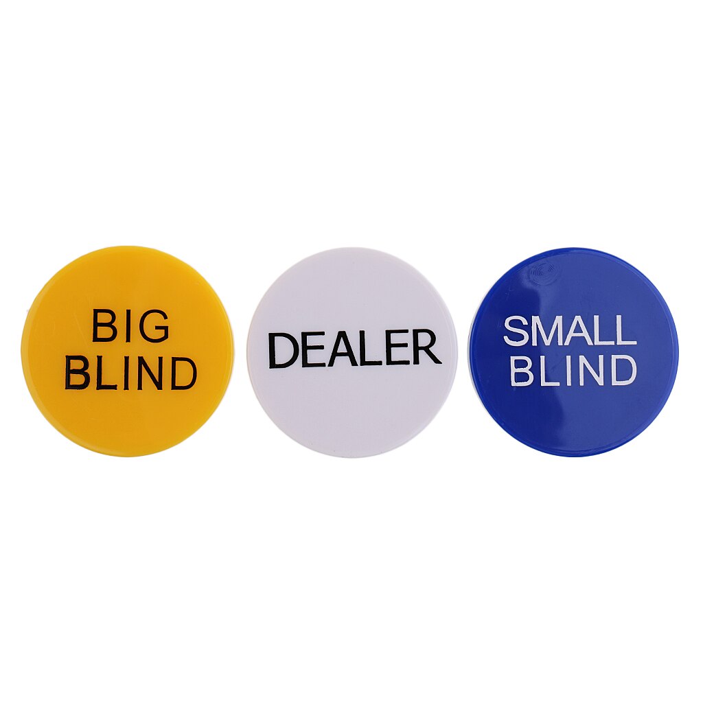 Set of Small Blind Big Blind Dealer Button for Pok... – Grandado