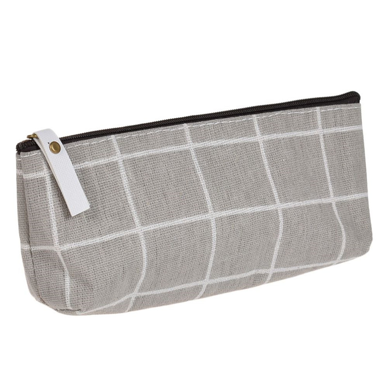 1 Pcs Canvas Etui Eenvoudige Gestreepte Rooster Sc... – Grandado