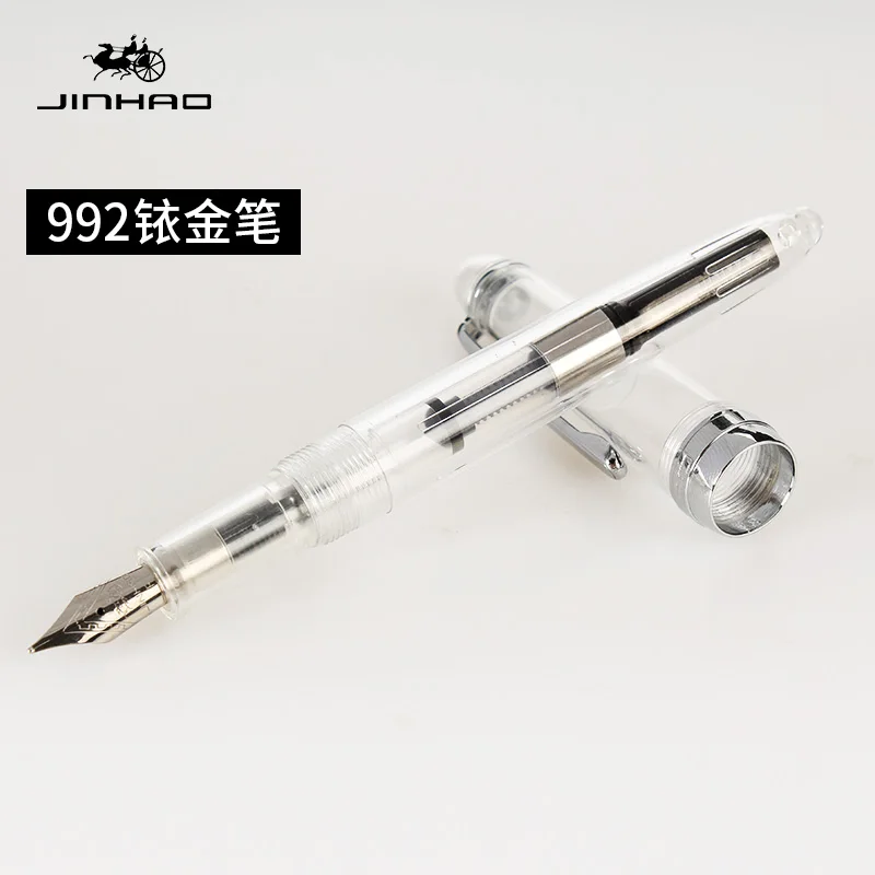 3 stks JINHAO 992 Vulpen 0.5mm Zilveren Clip Inkt ... – Grandado