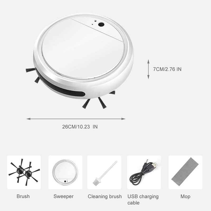 3-In-1 Smart Sweeping Robot Automatic Vacuum Clean... – Grandado