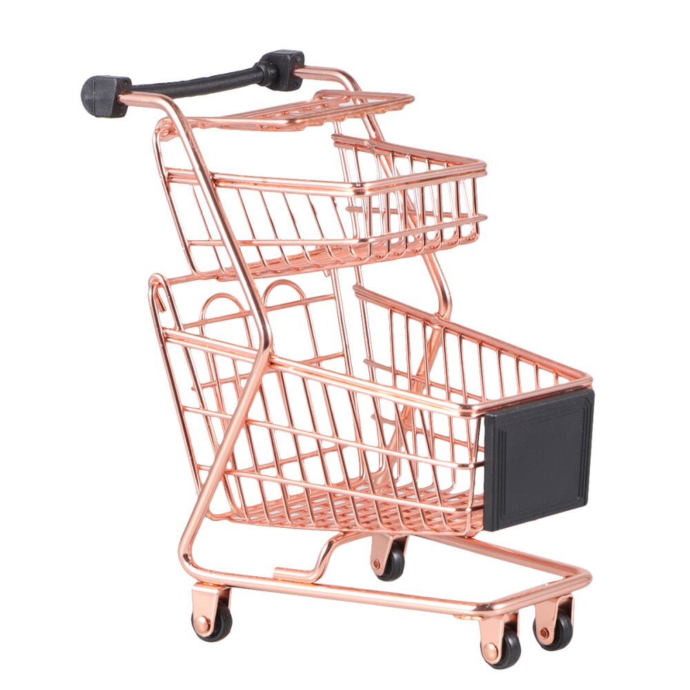 Mini Two-tier Shopping Cart Children Simulation Pl... – Vicedeal