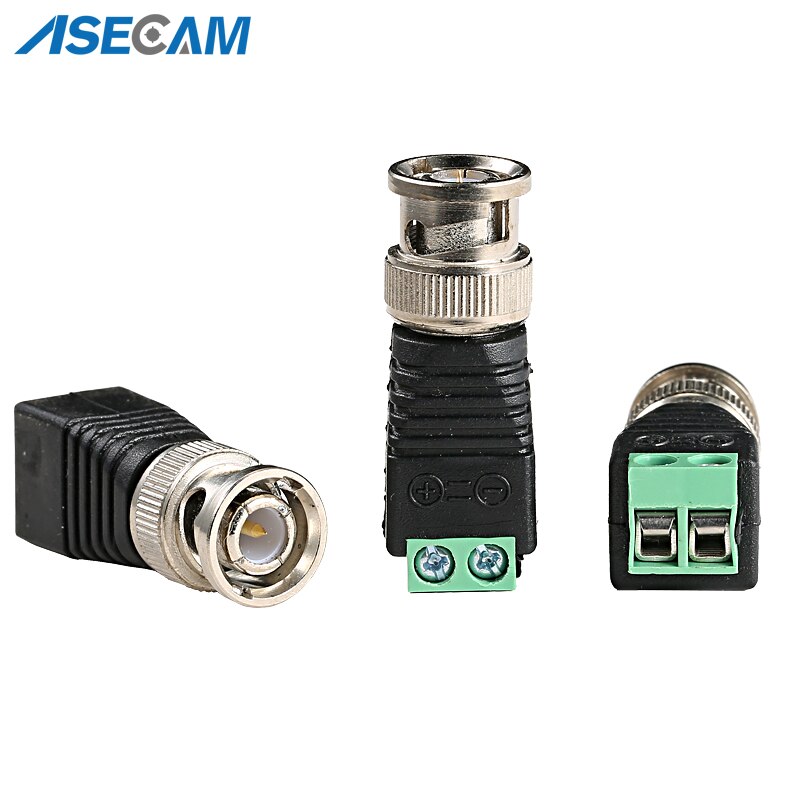 BNC Video Balun Connector Plug Adapter Mini Coax C... – Vicedeal