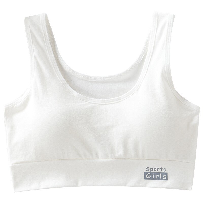 No Steel Ring Cotton Breathable Girls Bras 12years... – Grandado