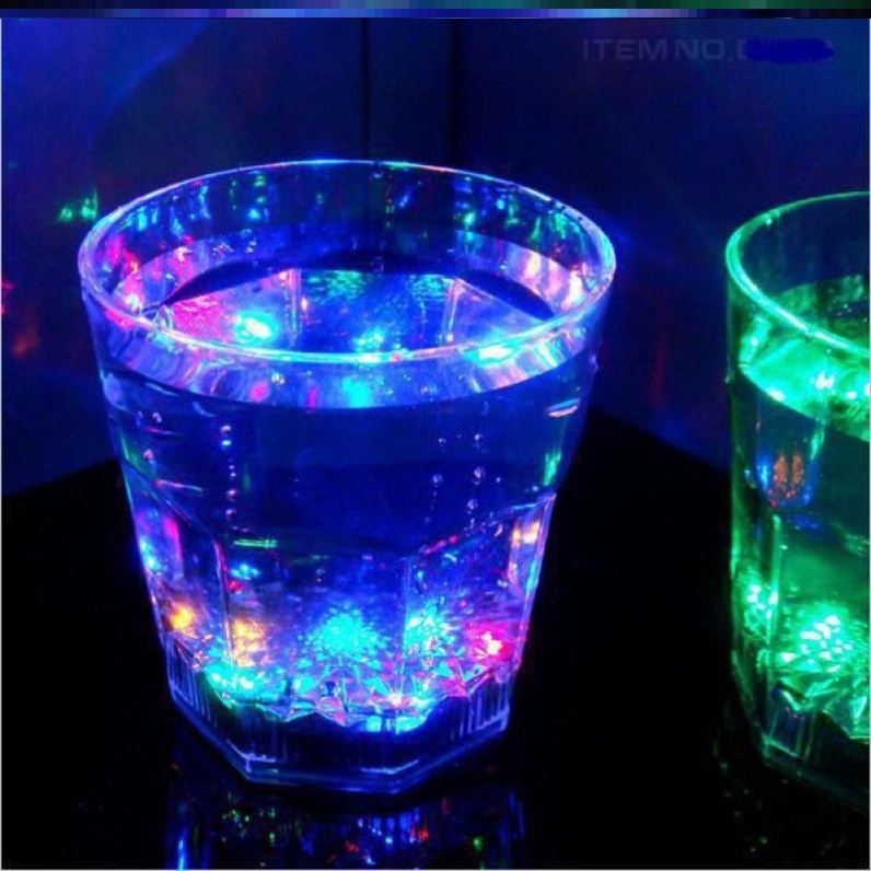 Glowing water glass, bar bounce beer glass, lumino... – Grandado