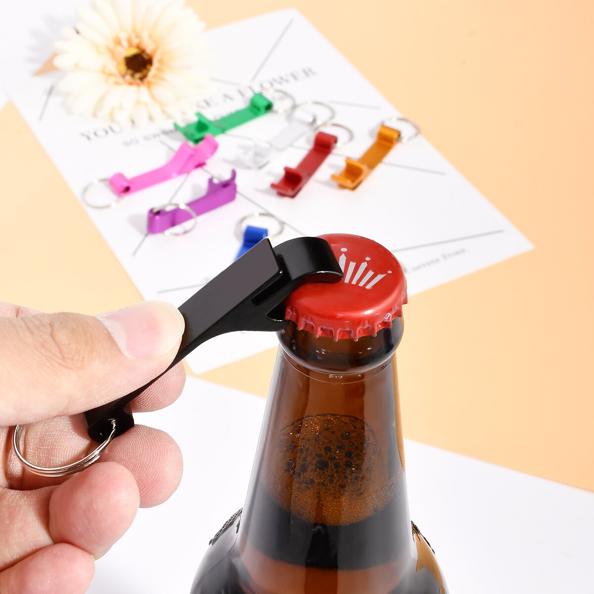 Multifunctionele Effen Kleur Bar Bier Flesopener M... – Grandado