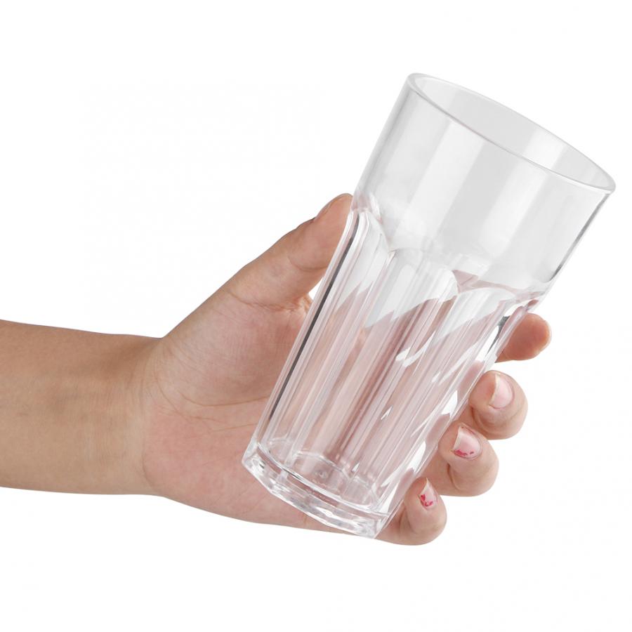 350ml Household Acrylic Octagonal Cup Bar Wine Gla... – Vicedeal