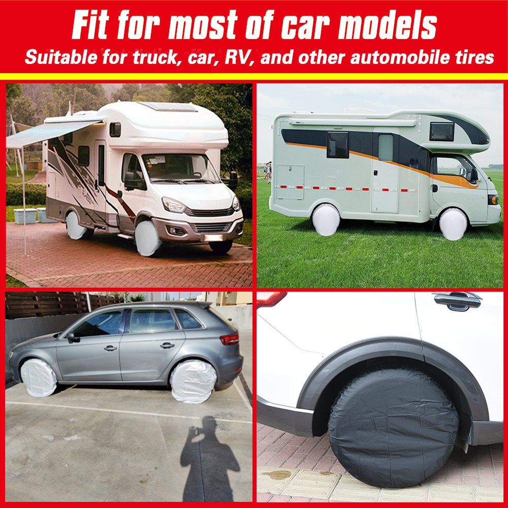 4 Stuks 27-32 Inch Autobanden Opbergtas Wiel Tire ... – Vicedeal