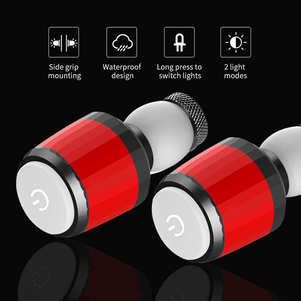 Fahrrad Lenker LED Blinklicht Motorrad Lenker Grip... – Vicedeal