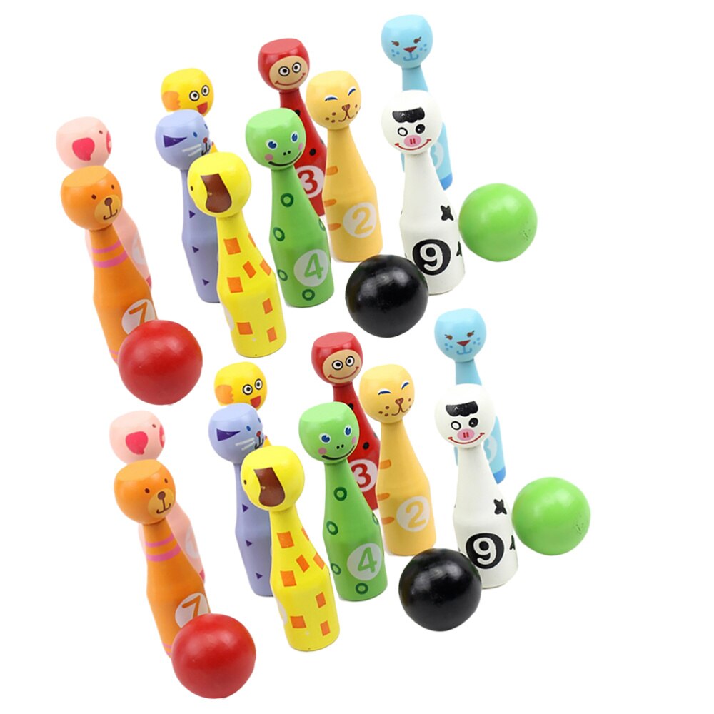 2 Sets Bowling Toy Kit Kids Hands-on Intellectual ... – Grandado