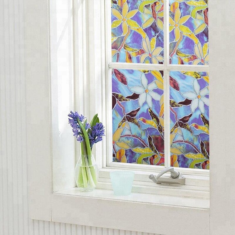 Window Stickers home Stained Glass Stickers self-a... – Grandado